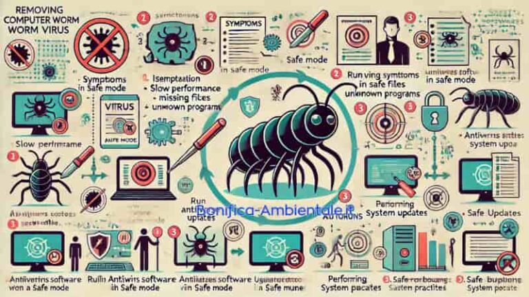 Come si elimina il virus worm?